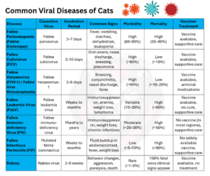 Most Prevalent Viral Diseases in Cats - mannvetcorner