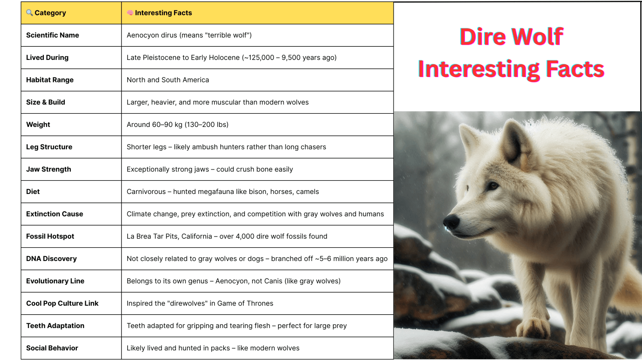 Ice Age Predator: Untold Story of Dire Wolf - mannvetcorner