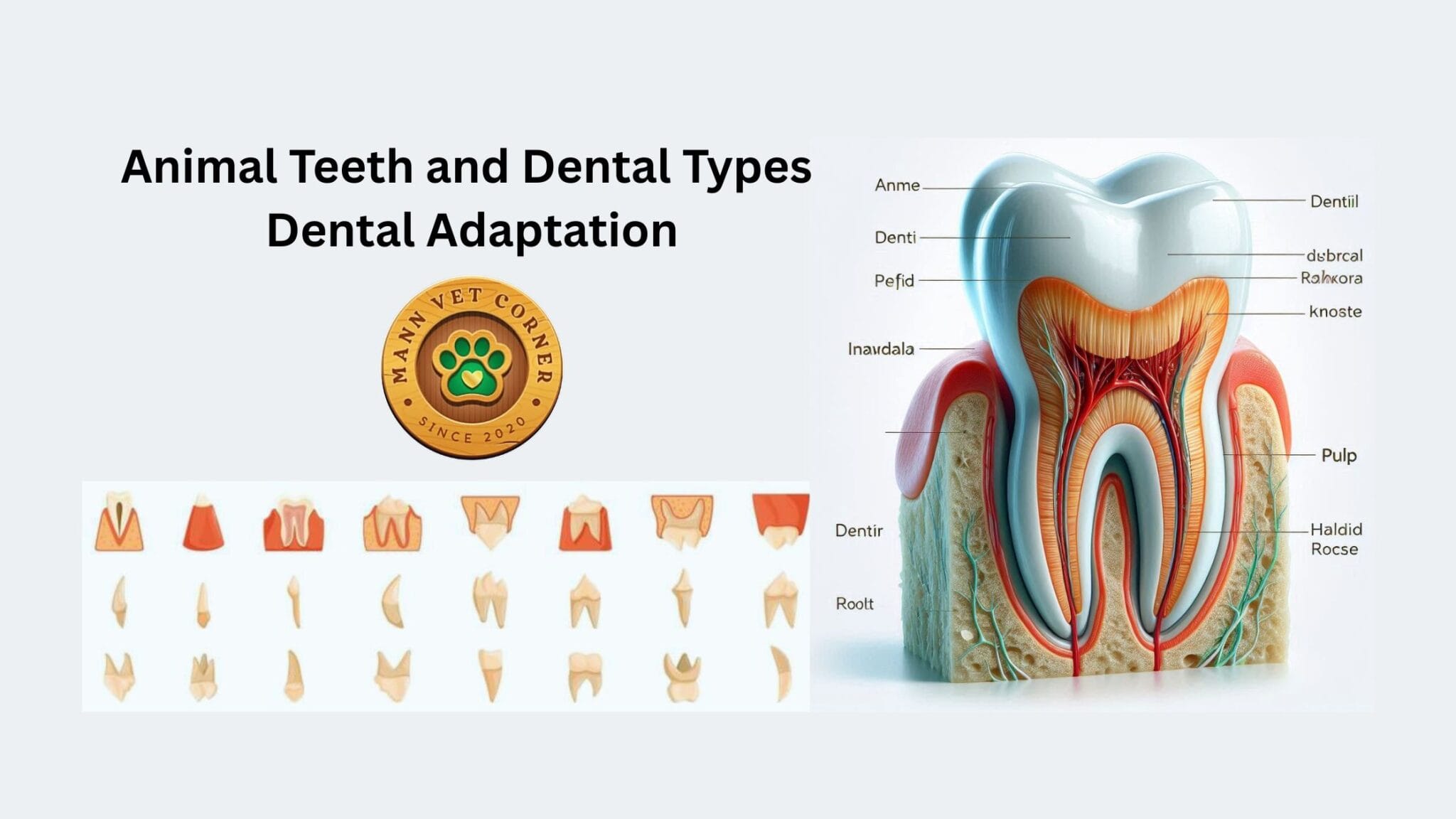 Animal Teeth and Dental Types: Dental Adaptation - mannvetcorner