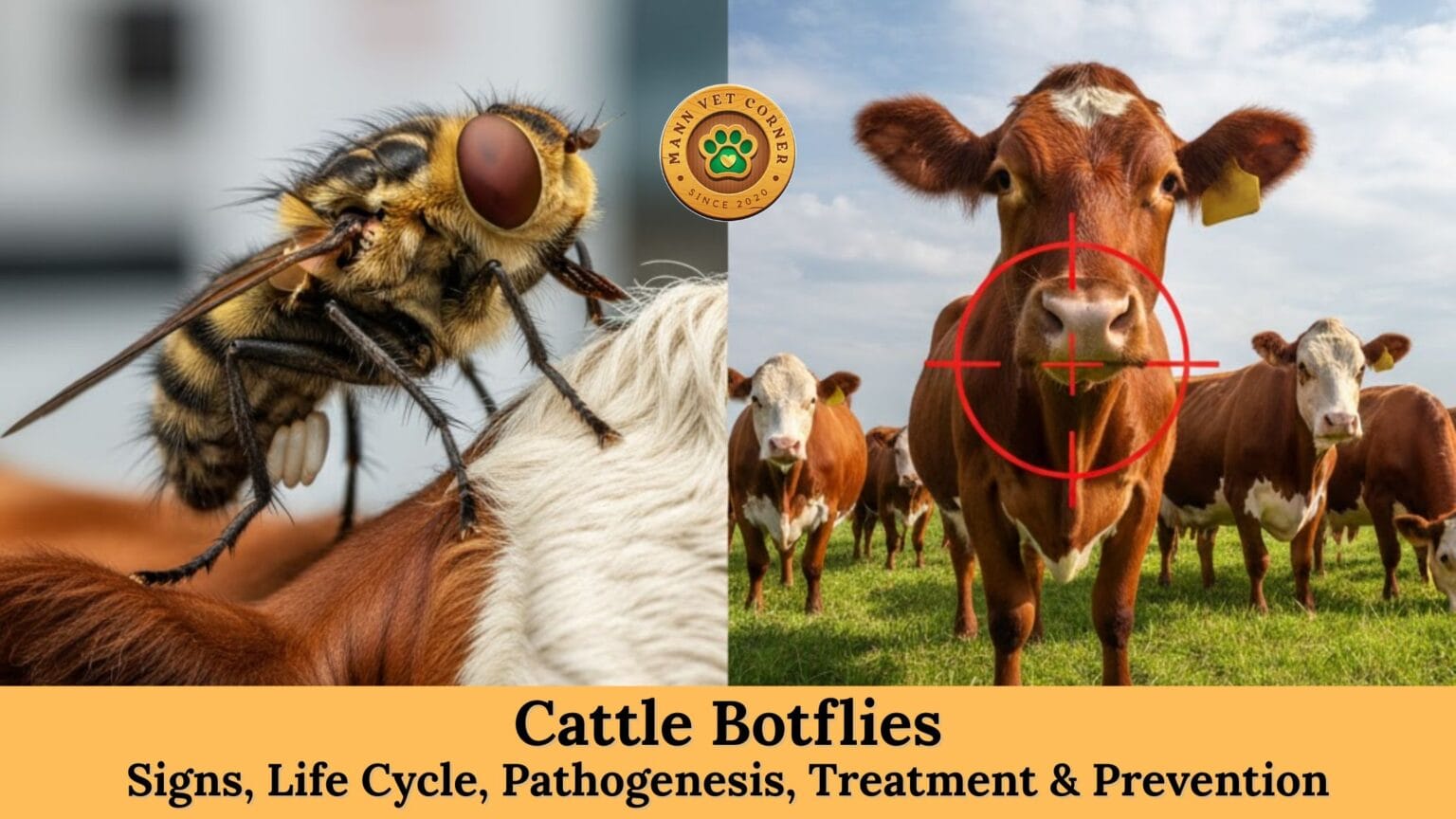 Cattle Botflies: Signs, Life Cycle, Pathogenesis, Treatment ...