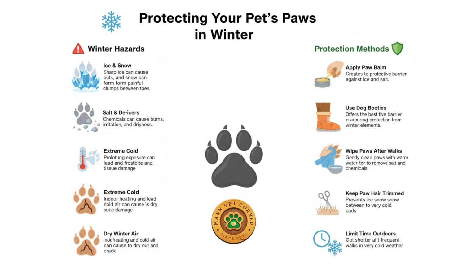Winter Guide: Keep Your Pets Safe and Warm During Winter - mannvetcorner